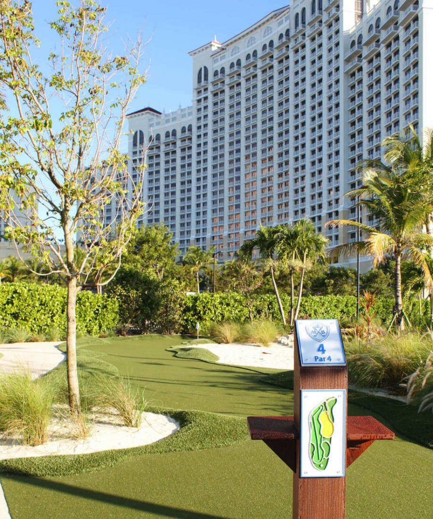 Best Miniature Golf in Nassau Bahamas - Mini Blue - Baha Mar Resort